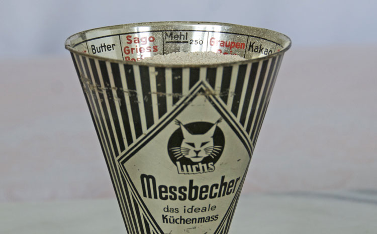 German antique measuring cup | Spoonfuls of Germany